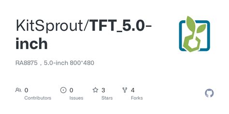 GitHub KitSprout TFT Inch RA Inch