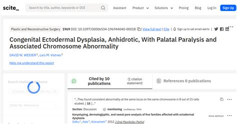 Congenital Ectodermal Dysplasia Anhidrotic With Palatal Paralysis And Associated Chromosome