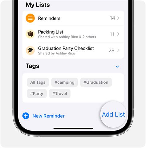 Create Grocery Lists In Reminders On Your Iphone Apple Support Au