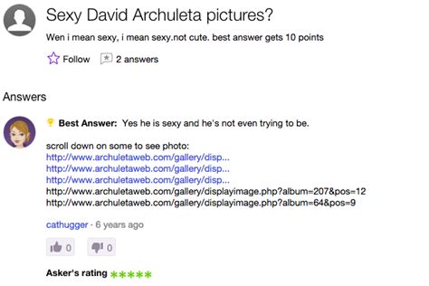Times Yahoo Had Answers To All Your Sexy Questions