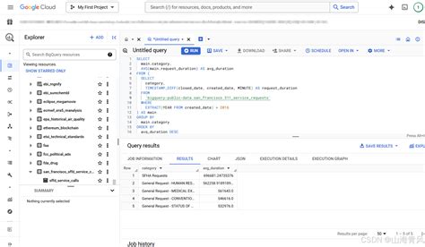 第七篇 Bigquery中的复杂sql查询