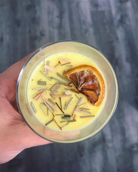 Лимонная соевая свеча