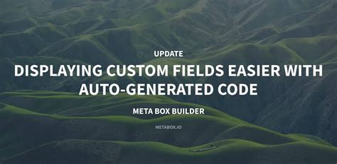 Meta Box Aio Is Available Meta Box