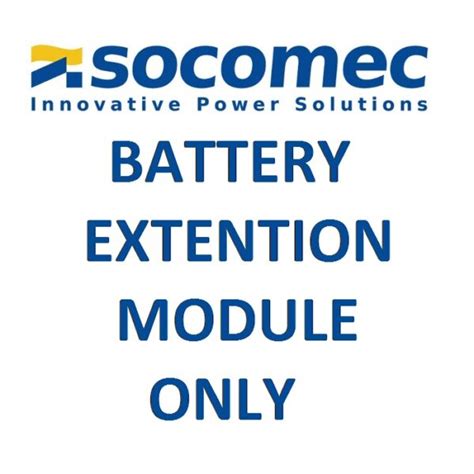Socomec Npr B3300 Rt Battery Extension Module For 2200 3300va Tower Rack Ups