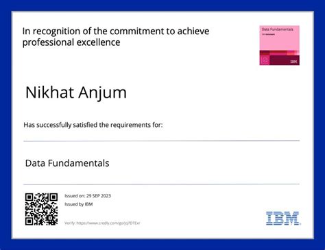 Nikhat Anjum On Linkedin Datafundamentals Certification Dataanalytics