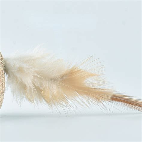 Badubg Пръчка за закачки Играчка за котка с пера Любими дървени платни