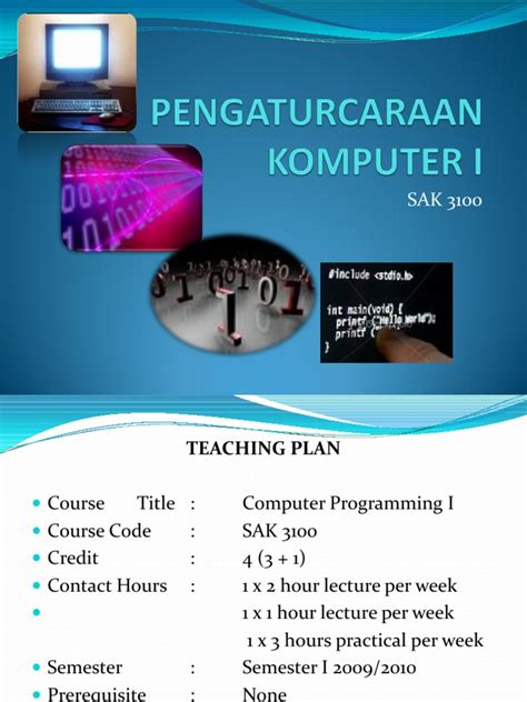 Pengaturcaraan Komputer Pdf Parameter Computer Programming