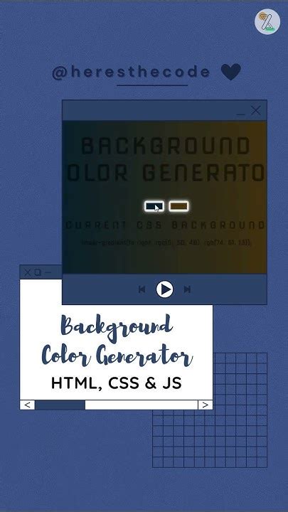 Background Color Generator Using Html Css And Javascript