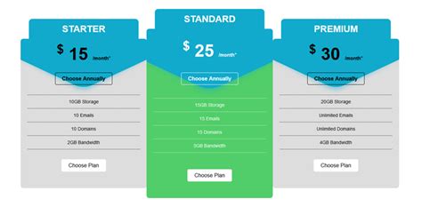 pricing responsive css3 pricing table by mgscoder codecanyon