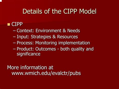 Ppt Tools For Creating A Culture Of Assessment The Cipp Model And