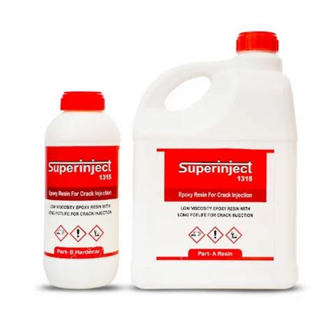 5 Kg Clear Epoxy Resin For Crack Injection For Industrial Packaging