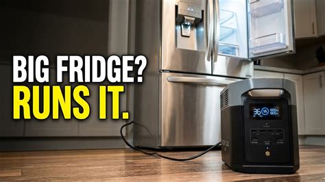 This Power Station Runs A Big Fridge Ecoflow Delta 2 Youtube