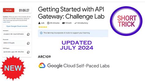 Getting Started With Api Gateway Challenge Lab Qwiklabs Arc Youtube