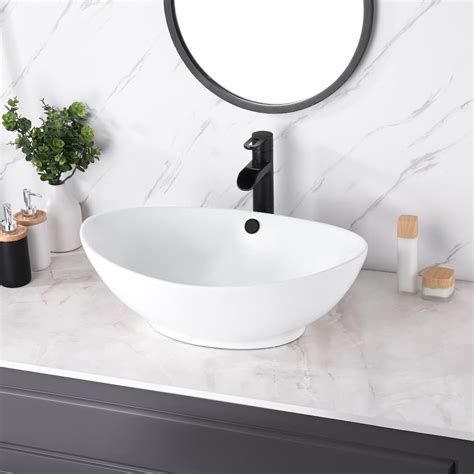 Luxier Cs 021 Rectangular Bathroom Ceramic Vessel Sink Art Basin