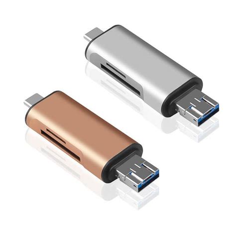 High Speed USB 3 0 Smartphone SD Card Reader Support PC SD TF Adapter China Mobile Card