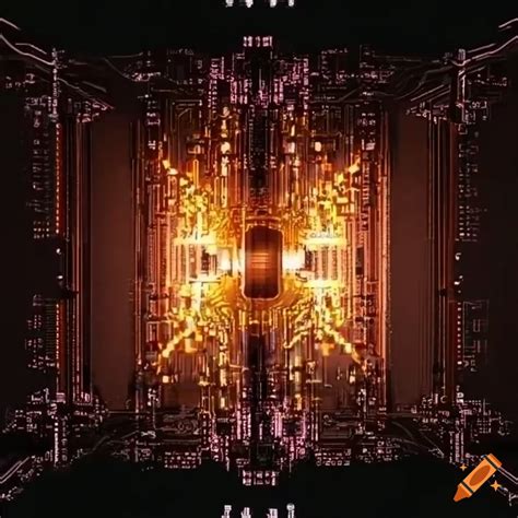 Quantum Computer Qpu Chip On Craiyon