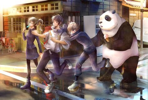 Zen In Maki Okkotsu Yuuta Inumaki Toge And Panda Jujutsu Kaisen Drawn By Tyj Tyjing