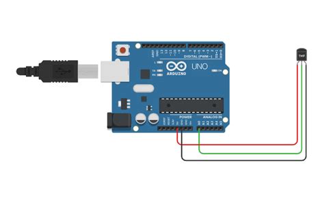Circuit Design Digital Thermometer Tinkercad