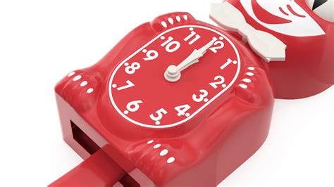Retro Wall Clock Red Cat 3d Model 39 3ds Blend C4d Fbx Max Ma Retro Wall Clock Red Cat 3d Model 39 3ds Blend C4d Fbx Max Ma