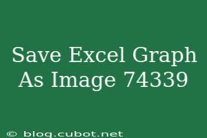 7 Simple Steps To Save Excel Graphs As Images