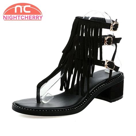 Nightcherry 여성의 높은 뒤꿈치 샌들 발목 스트랩 오픈 발가락 여성 여름 신발 새로운 디자인 파티 클럽 신발 사이즈 34 40하이힐 Aliexpress