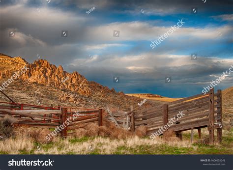 Wooden Cattle Loading Ramp Sits On Stock Photo 1606655248 Shutterstock