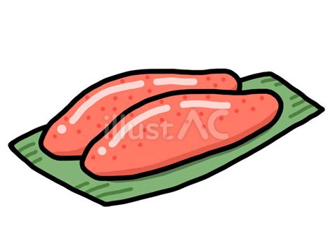 辛子明太子イラスト No 24743417｜無料イラスト・フリー素材なら「イラストac」