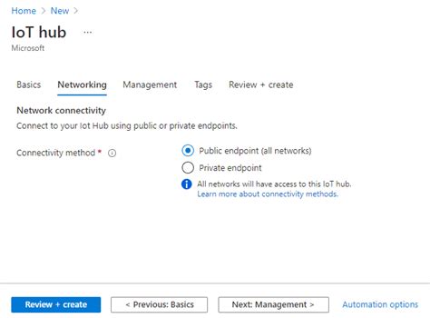 Create An Azure IoT Hub Azure IoT Hub Azure Docs