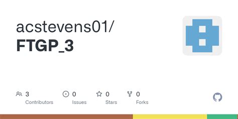 GitHub Acstevens FTGP