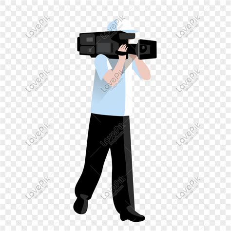 카메라맨 Png 일러스트 무료 다운로드 Lovepik