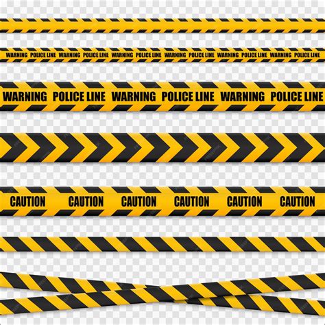Líneas De Precaución Aisladas Cintas De Advertencia Señales De