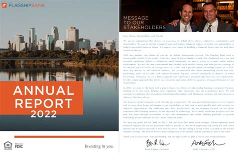 2022 Was Another Great Year At Flagship Bank I Am So Proud Of Our Crew And Am Excited To See