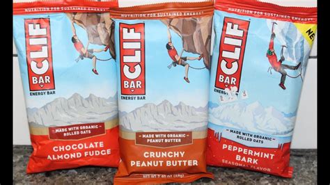 Clif Energy Bar Chocolate Almond Fudge Crunchy Peanut Butter