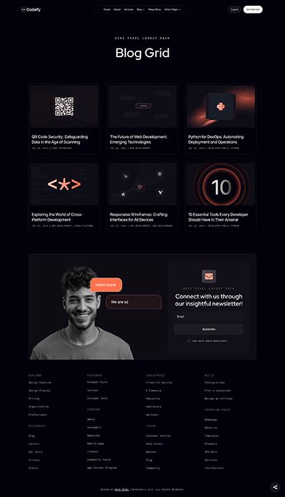 Developer FREE Divi Pixel Layout Pack