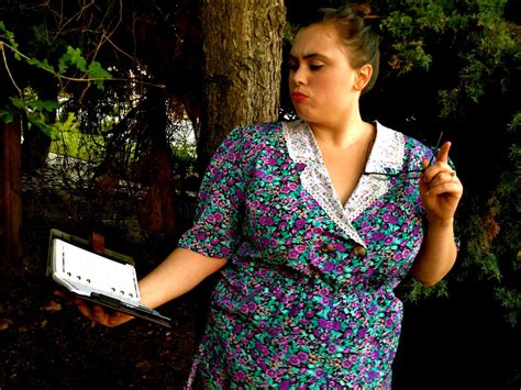 The Curvy Elle Sexy Librarian In A Secret Garden