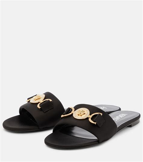 Versace Medusa Biggie Padded Sandals Versace
