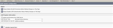 Customized Organizational Unit For Ldap Integration Between Call