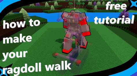 How To Make A Realistic Walking Human Ragdoll Based In Babft Youtube