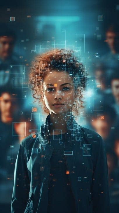 Free Futuristic Digital Identity Photo Futuristic Woman Digital Download At Stockcake