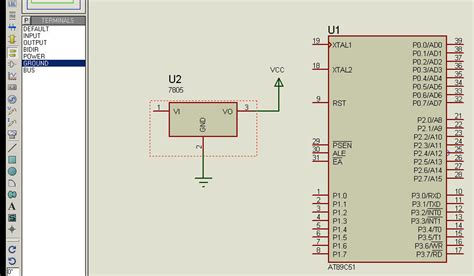 Pcb How To Unhide Hidden Pins In Proteus Electrical Engineering