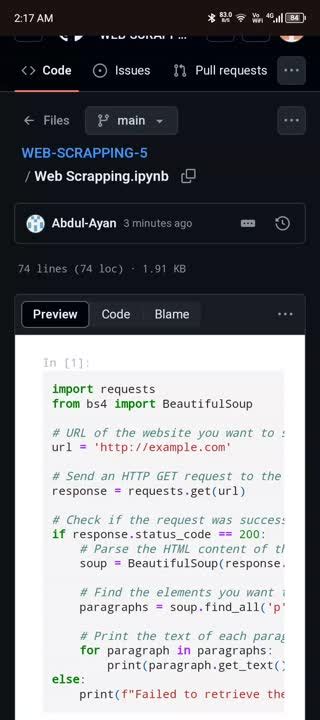 Presenting My Fifth Project Web Scraping Abdul Ayaan Posted On The Topic Linkedin