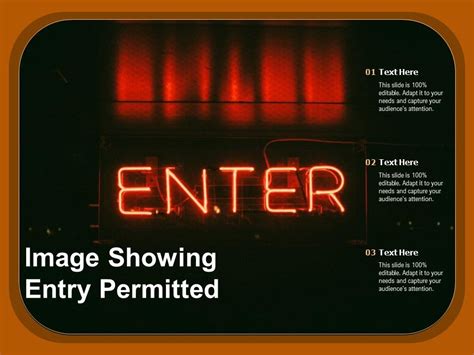 image showing entry permitted ppt powerpoint presentation file objects pdf