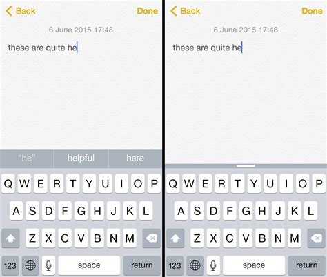 how to hide or remove quicktype suggestions predictive text