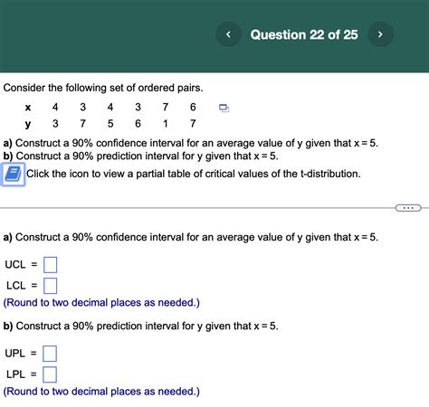 Solved Critical Values Of The T Distribution Probabilities Chegg Com