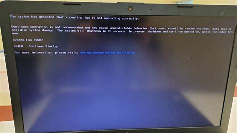 The System Has Detected That A Cooling Fan Is Not Operating Correctly System Fan 90b Youtube