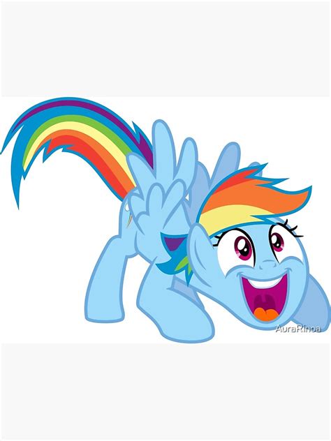 Rainbow Dash Excited