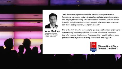 Venu Madhav On Linkedin Greatplacetoworkcertified Kantarworldpanel Lifeatkantar 24 Comments