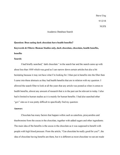 Academic Database Search Steve Ung 9 12 Nufs Academic Database