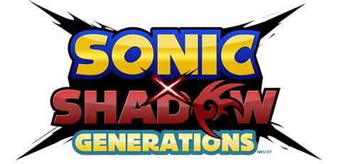 Sonic X Shadow Generations Logo Reimagined By Nru07 On Deviantart