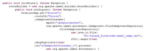 cidempotentconsumer docs for esb 5 x talend skill